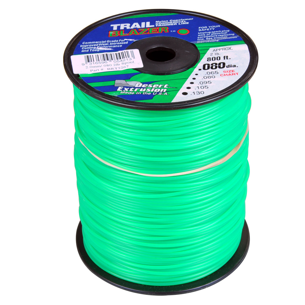 Trail Blazer Trimmer Line .080"/2.00mm 244m, BRT5267 – Power Mowers