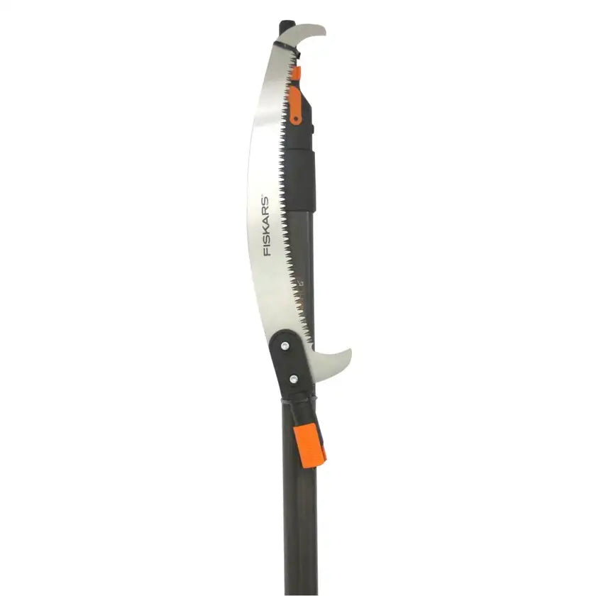 Fiskars QuickFit Telescopic 2.2-4.5m Palm Saw Tree Pruner Saw and Pole ...