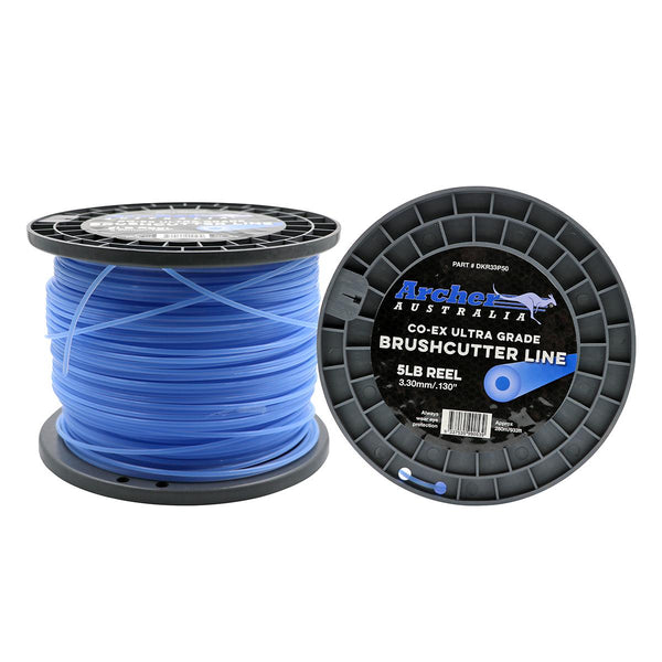Archer Nylon Trimmer Line Co-Ex Ultra 3.30mm .130" Round 5LB 280-meter ...