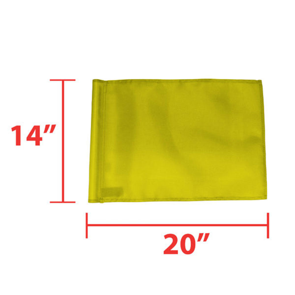 BG1005YET Flags 400 Denier Tube Style (Yellow) – Power Mowers