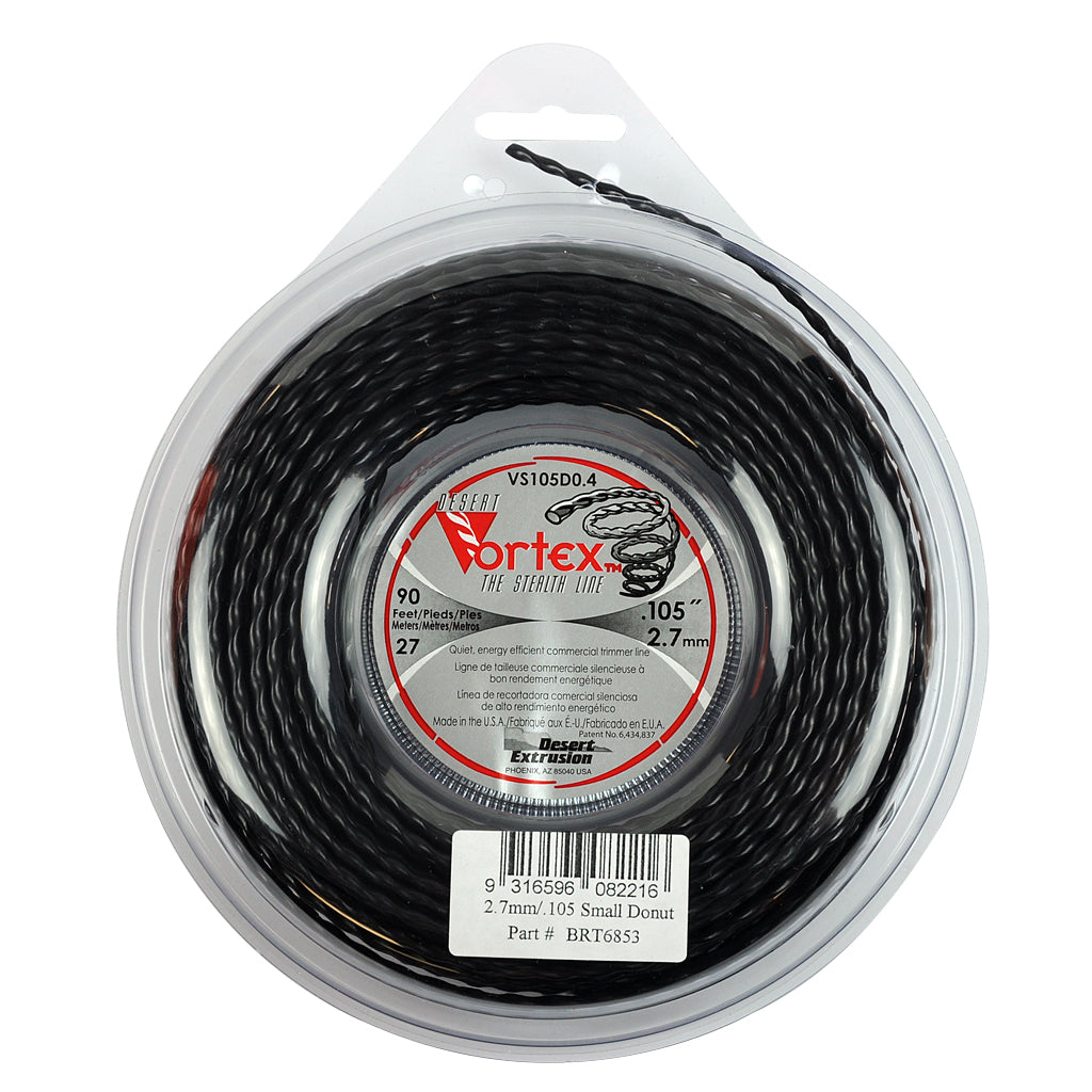 Desert Vortex Trimmer Line Donut .105" (2.7mm) x 27m BRT6853 – Power Mowers