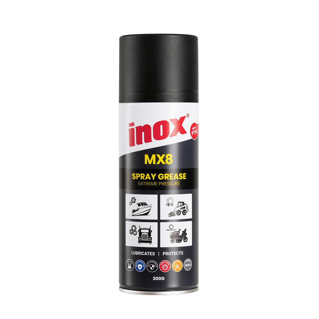 INOX MX8 PTFE Grease Aerosol 300g LUB7601 – Power Mowers