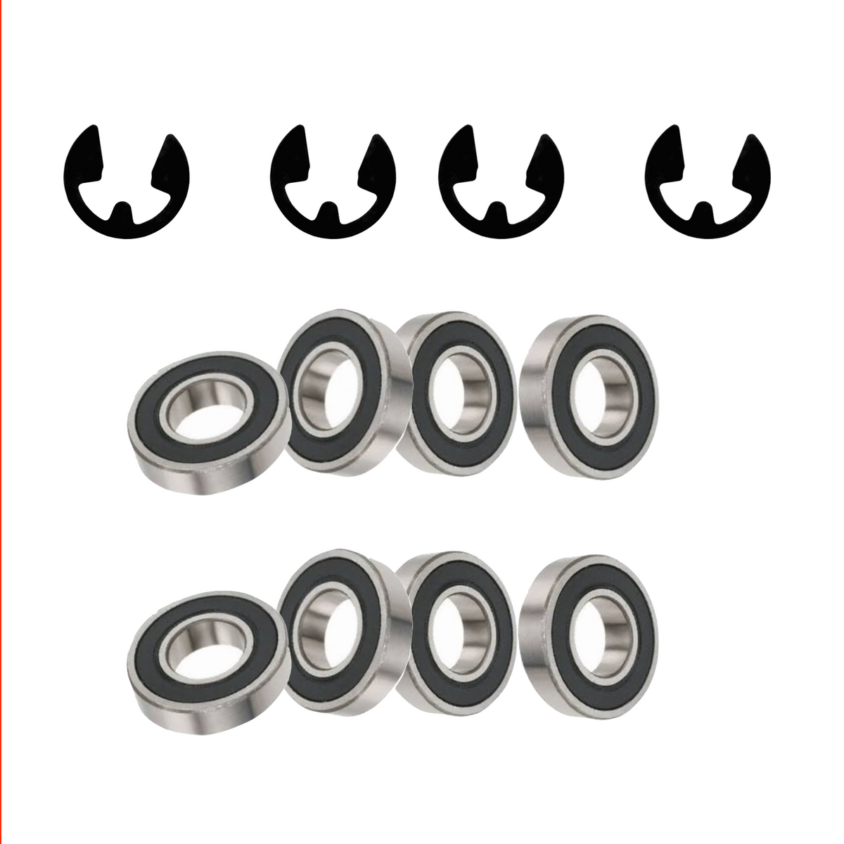 Victa Tornado, Razor (2004 Onwards) 28mm Sealed Wheel Axle Bearings Se ...