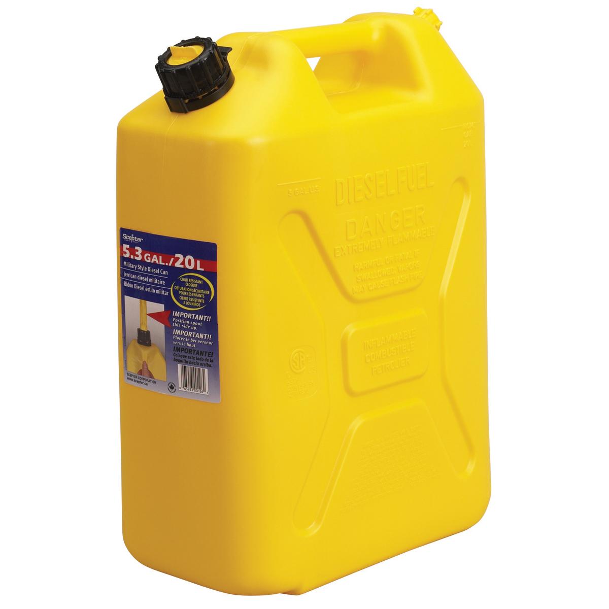 Scepter 20 Litre Diesel Jerry Can D520, 03711 – Power Mowers