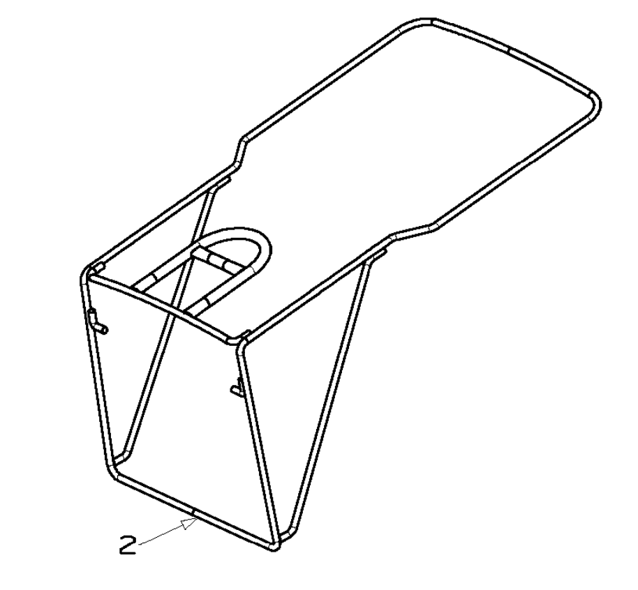 Masport Genuine 21" Fabric Mower Catcher Frame Assy. 574482 – Power Mowers