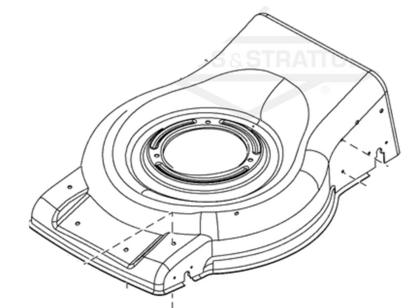 Victa Genuine 20" Hurricane/Fighter Steel Deck Kit Assembly CH88502A ...