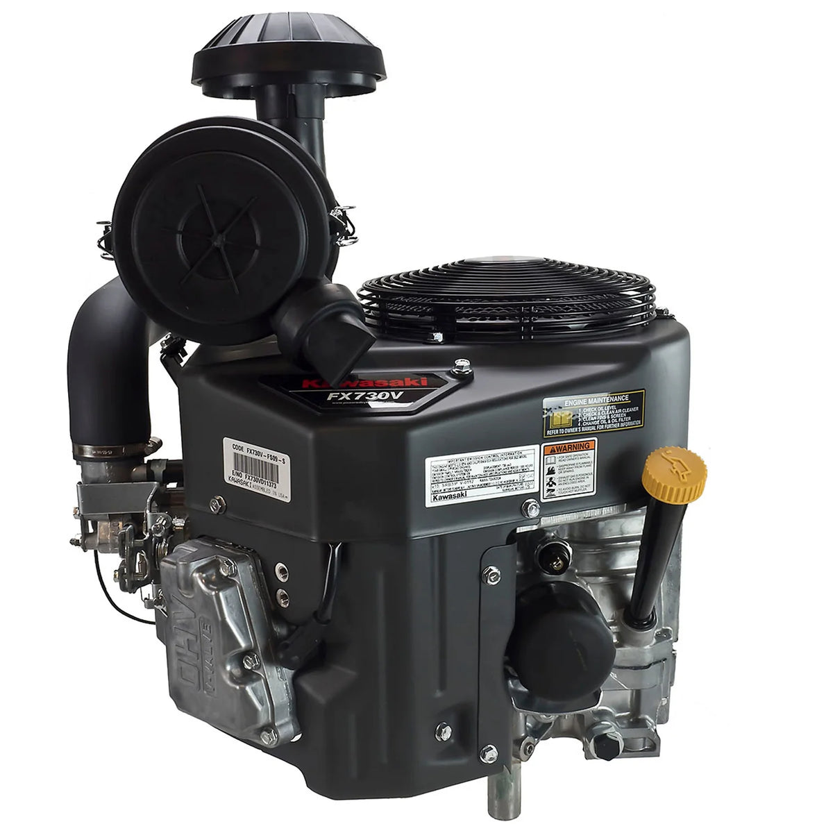 Kawasaki 23.5hp (726cc) FX730V-CR00-S Commercial V-Twin Vertical Shaft ...