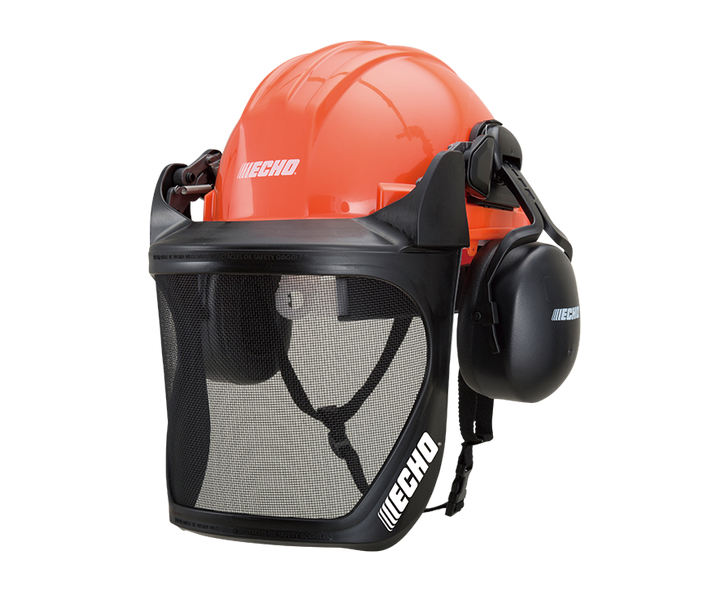 Echo Genuine Adjustable Multipurpose Extra-Soft Safety Hemlet Visor an ...