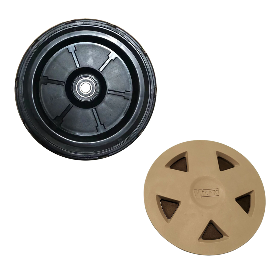Victa Genuine 8" (200mm) Universal Plastic Wheel and Hub Cap Set CH873 ...